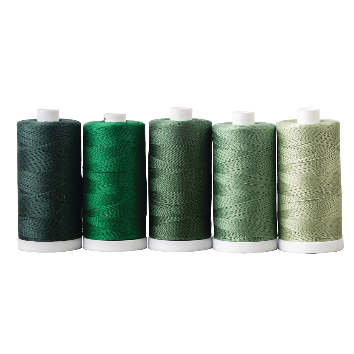 Connecting Threads Green 100% Cotton Thread Sets - 1200 Yard Spools ...