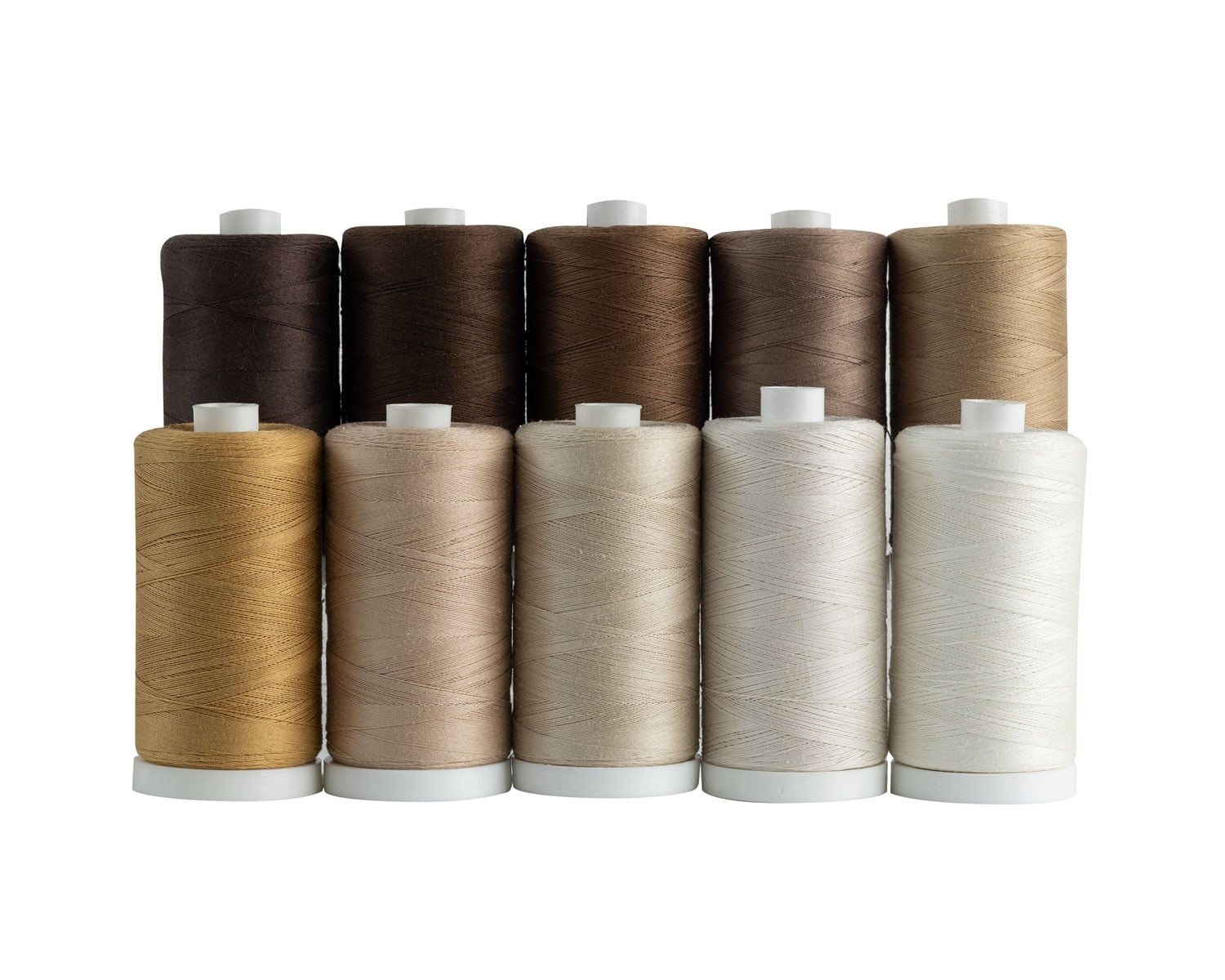 Connecting Threads 100% Cotton Quilting Thread Set, Neutral Colors, 10 ...