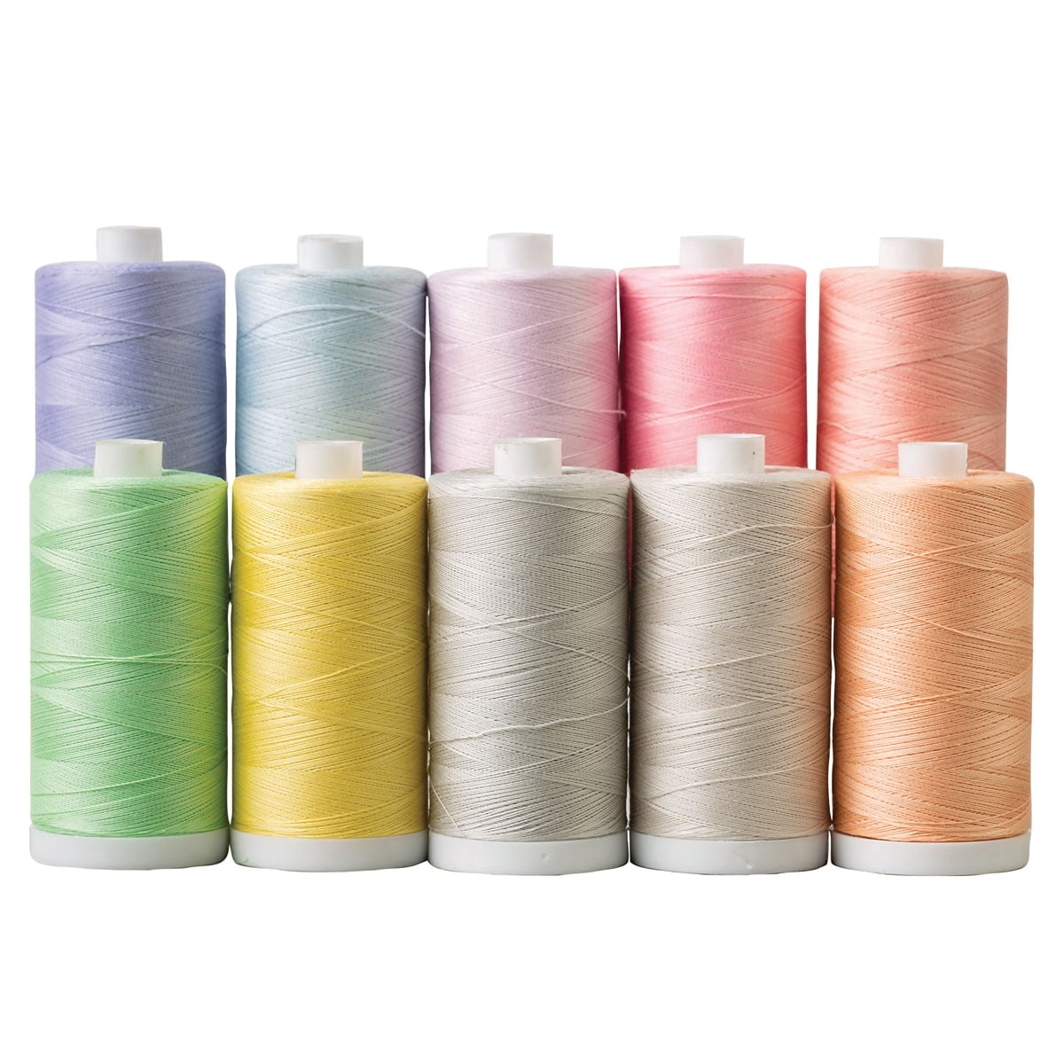 Connecting Threads Rainbow Cotton Quilting Thread Spool Set (Set of 10 ...