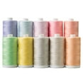 Connecting Threads Rainbow Cotton Quilting Thread Spool Set (Set of 10, Fairy Tale) - Walmart.com