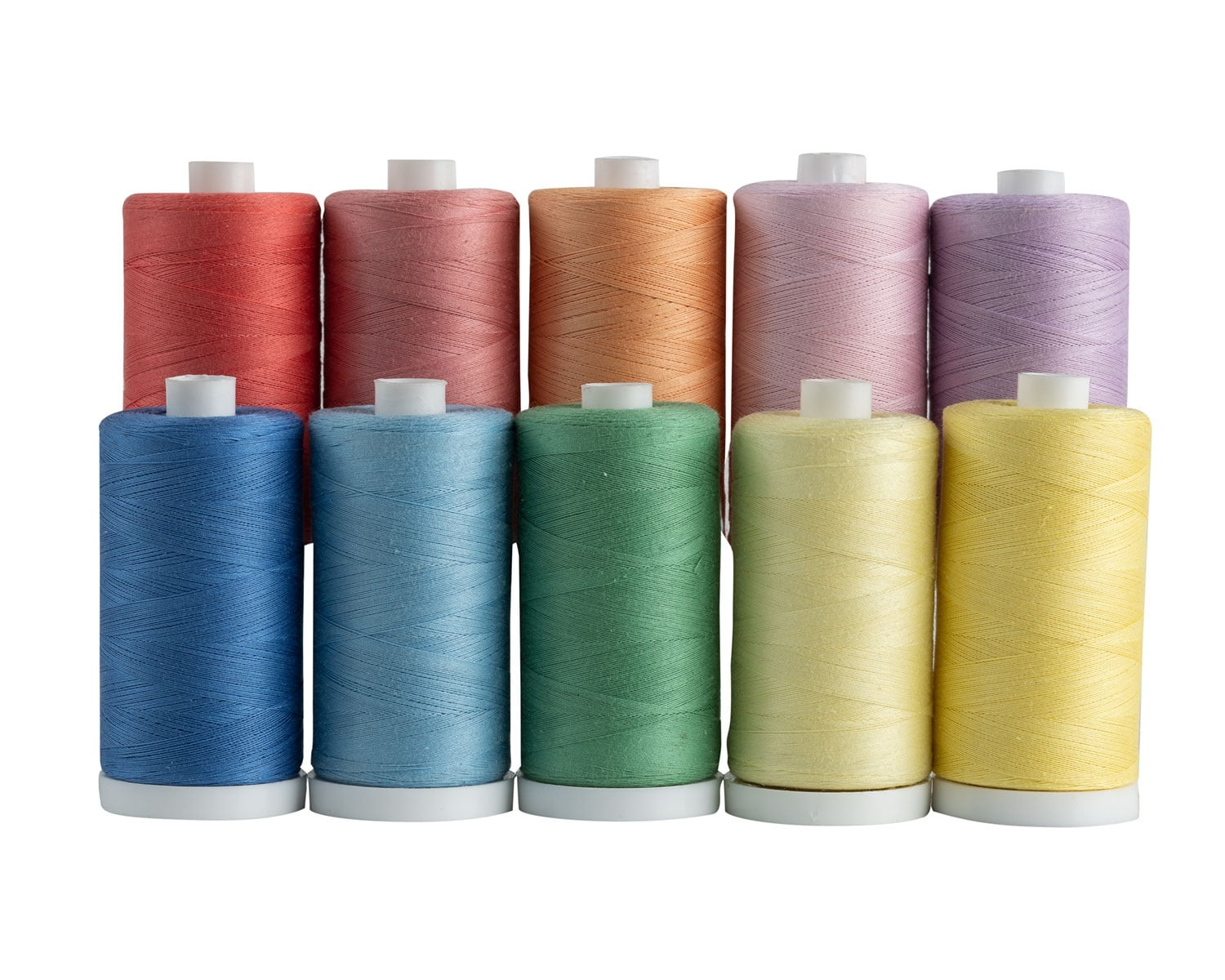 Connecting Threads Rainbow Cotton Quilting Thread Spool Set (Set of 10 ...