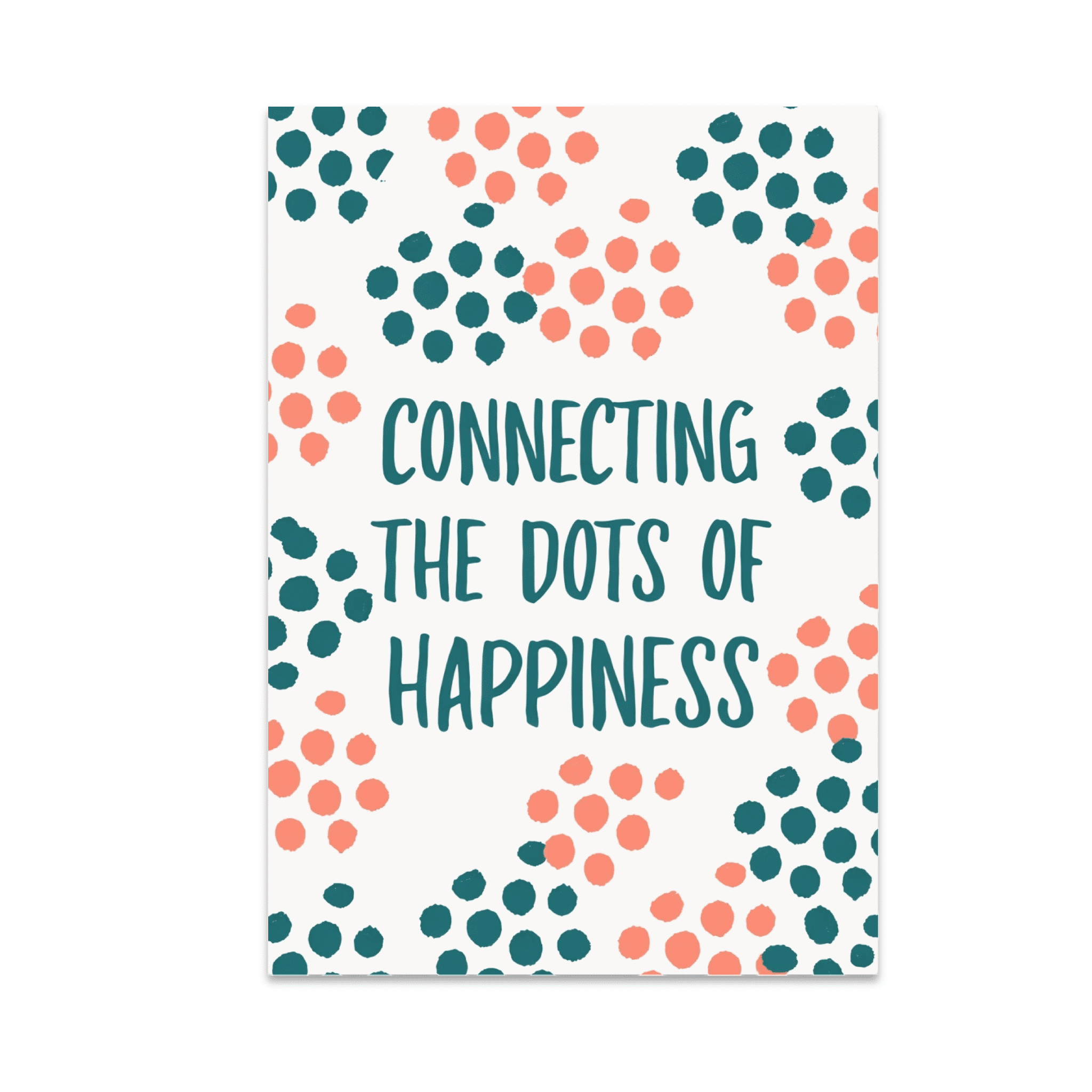 Connecting the Dots of Happiness - Abstract Art Enthusiast - 13x19 ...