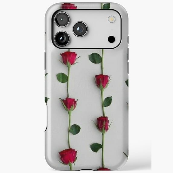 Connection Of Roses Tough Cover iPhone Case 11 through 17 Pro Max ...