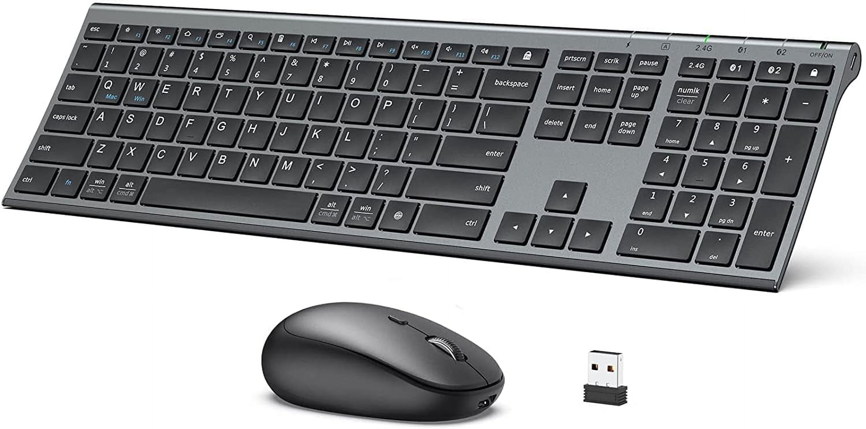 Connection: Both keyboard and mouse are dual-mode designed and three ...