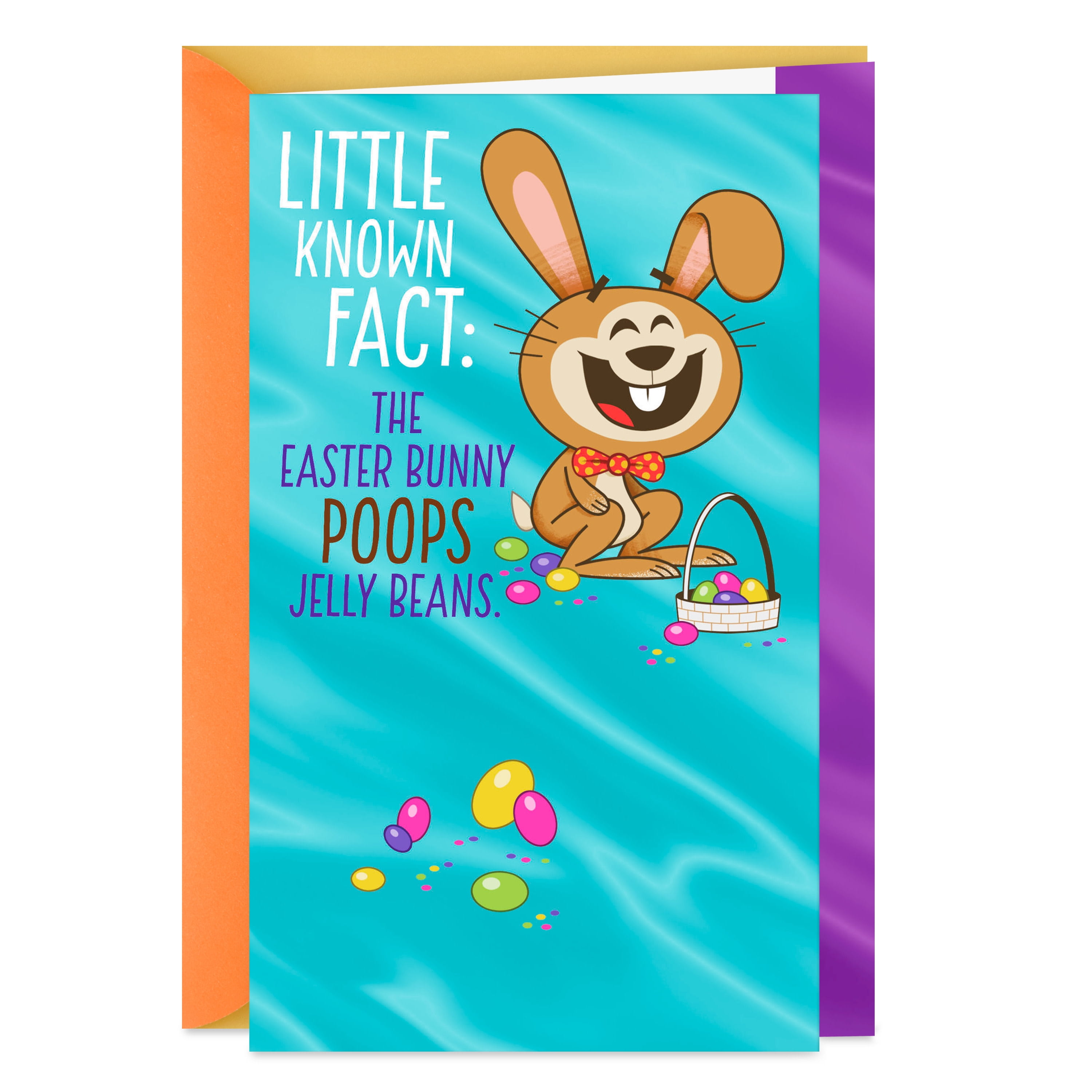 Hallmark Funny Easter Greeting Card for Kids (Easter Bunny Pooping ...