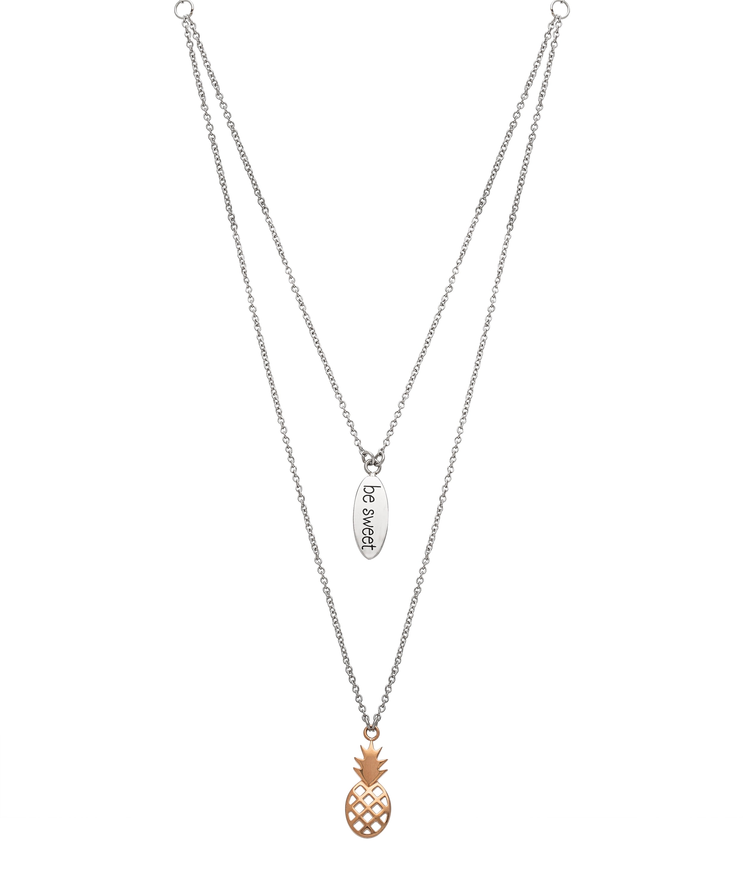 Connections from Hallmark Women's Stainless Steel Be Sweet Pineapple ...