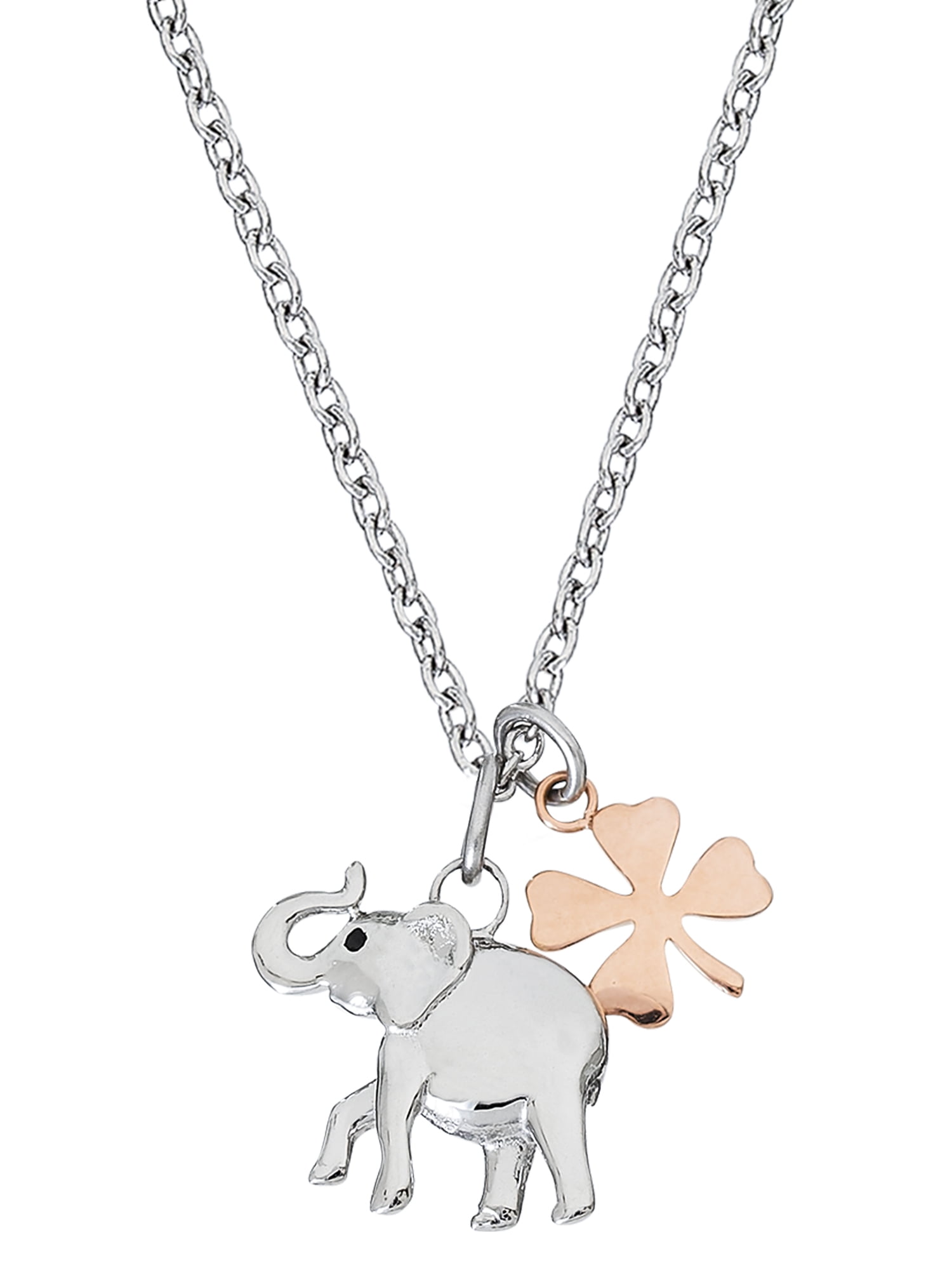 Connections from Hallmark - Women's Stainless Steel Lucky Clover ...