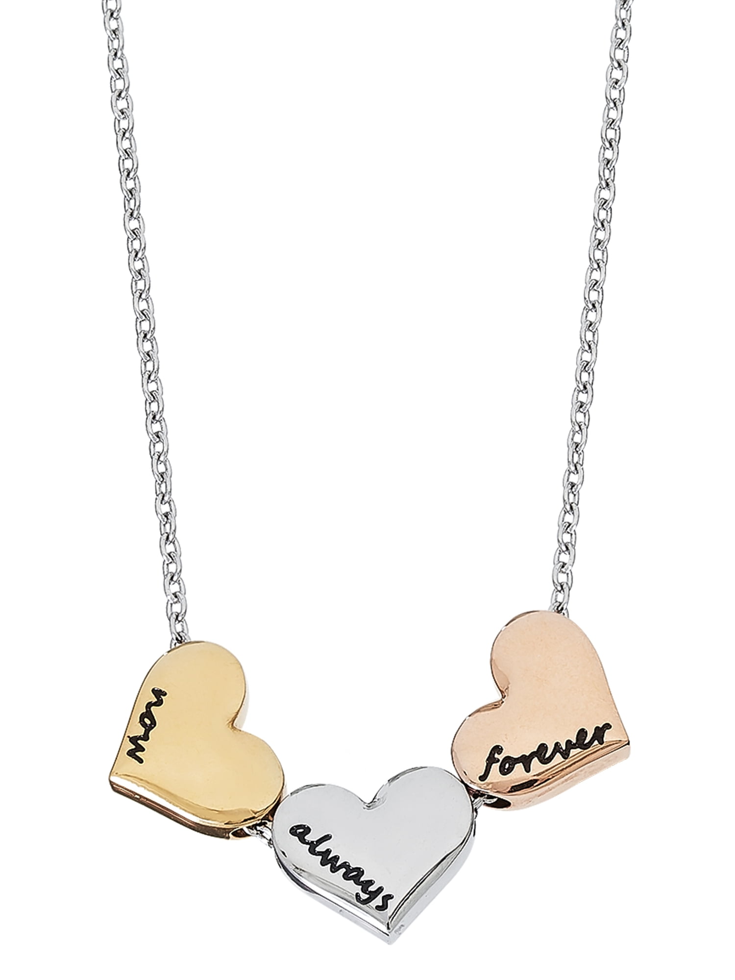 Connections from Hallmark Women's Tri-Color Stainless Steel Now, Always ...