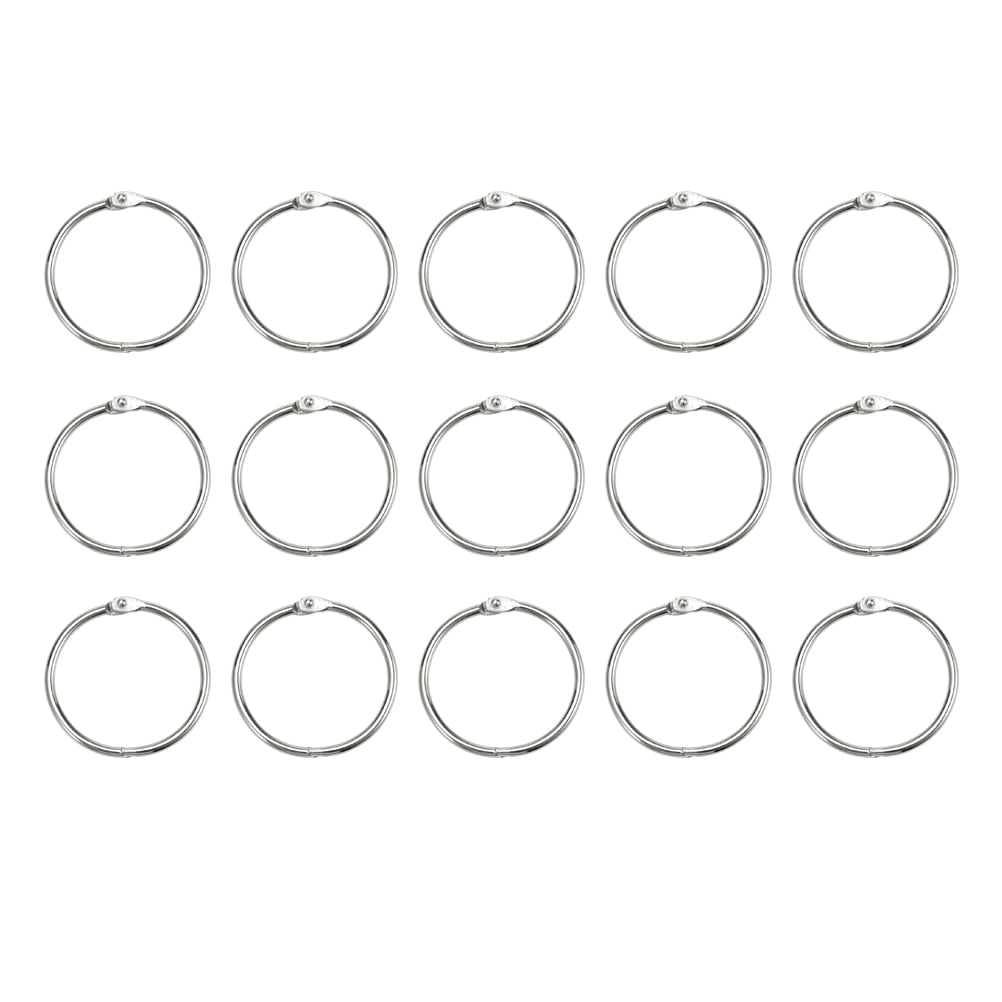 Connective Rings Open Paper 100 Pcs Metal Flash Card Opening DIY ...