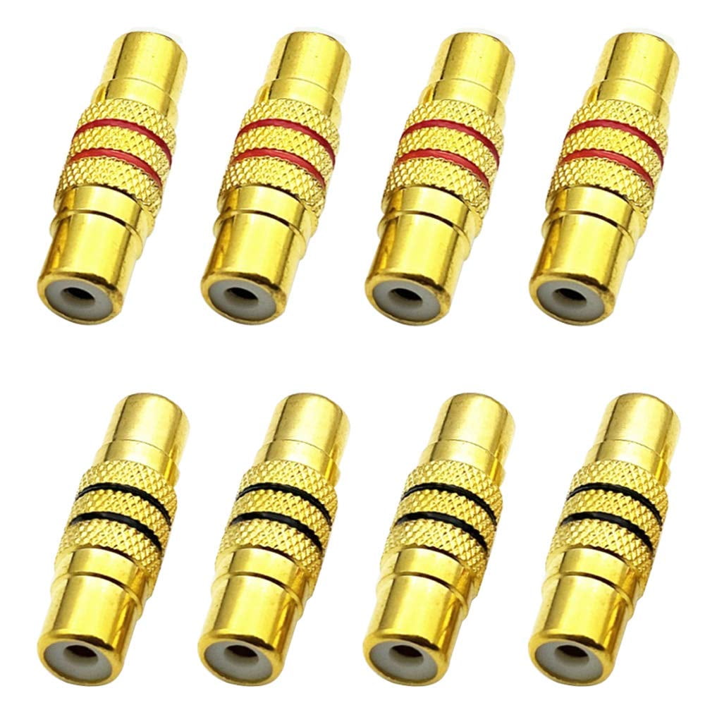 Connectivity Masterpiece: Space Saving Pure Copper Construction Rca Female To Female Coupler ...