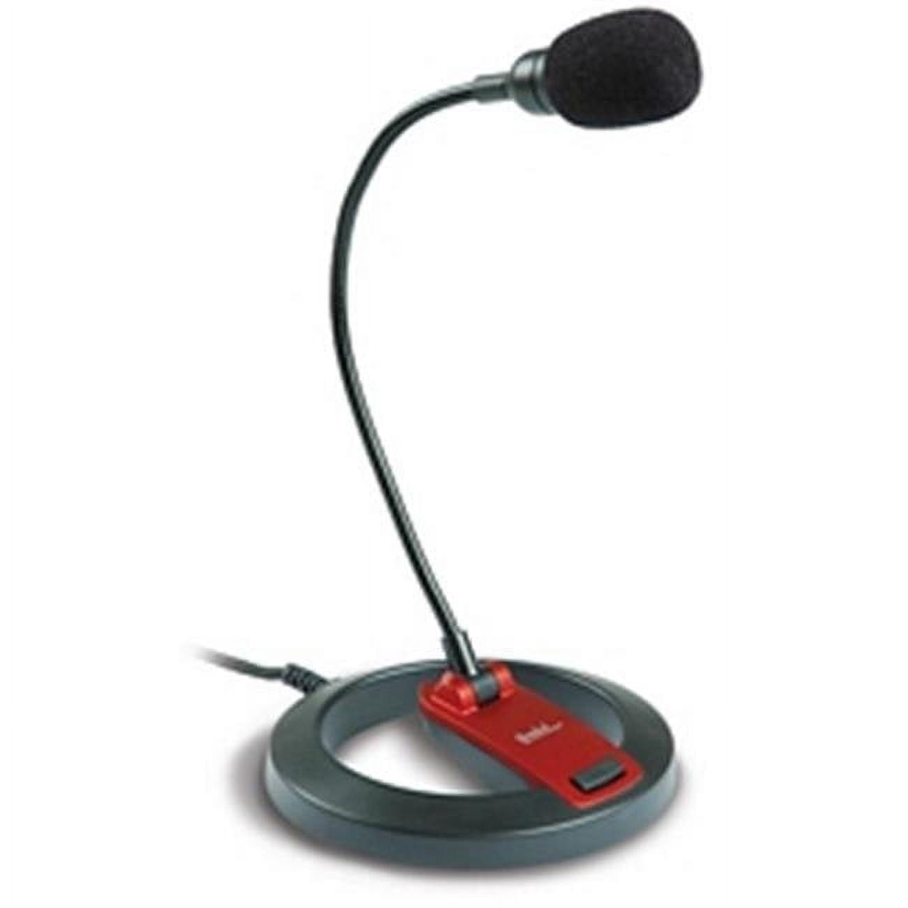 Connectland 190 0726 Gooseneck Desktop Microphone - Walmart.com