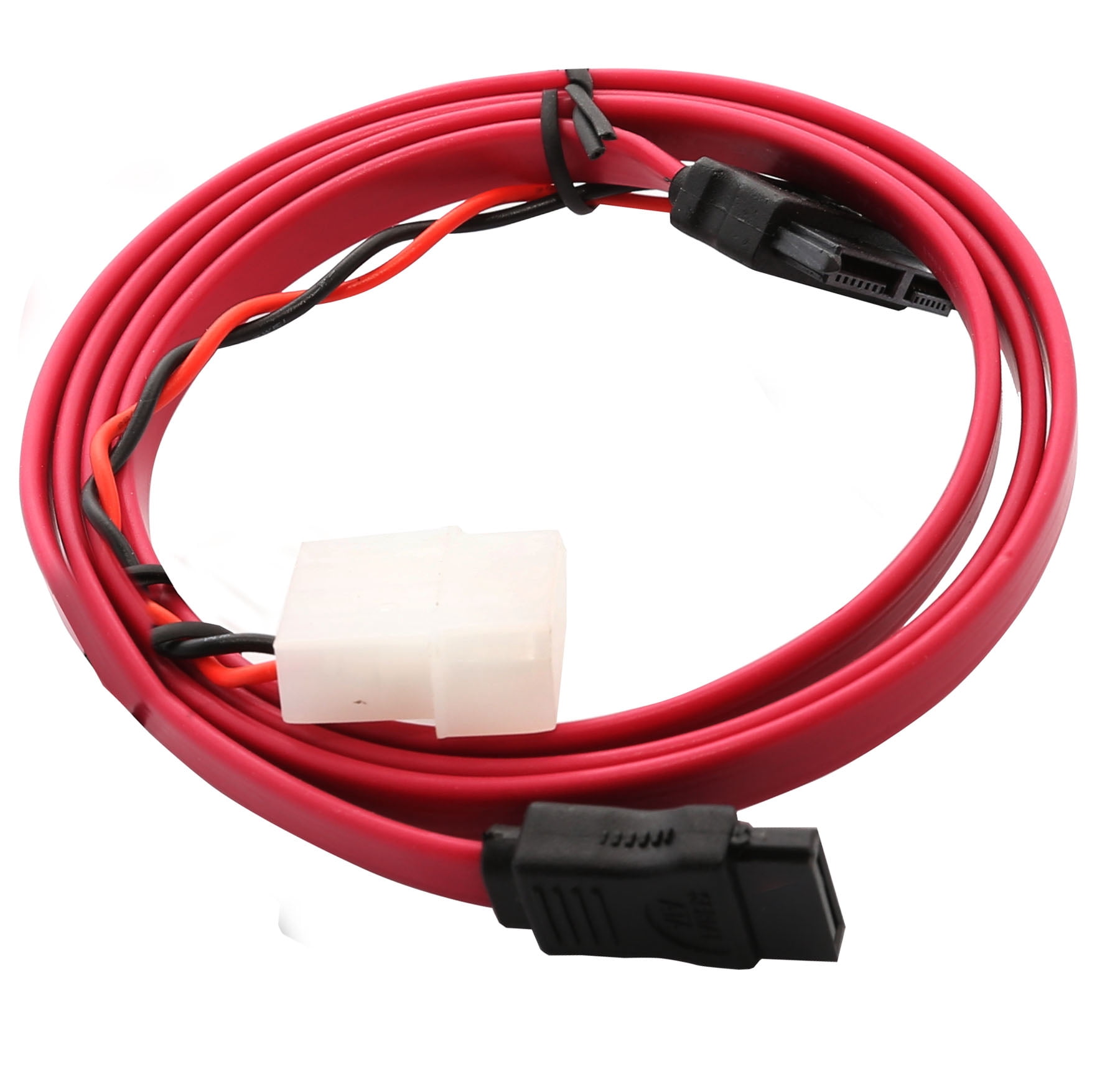 Connectland 6" SATA/Molex Power to mini SATA Power and Data Cable ...
