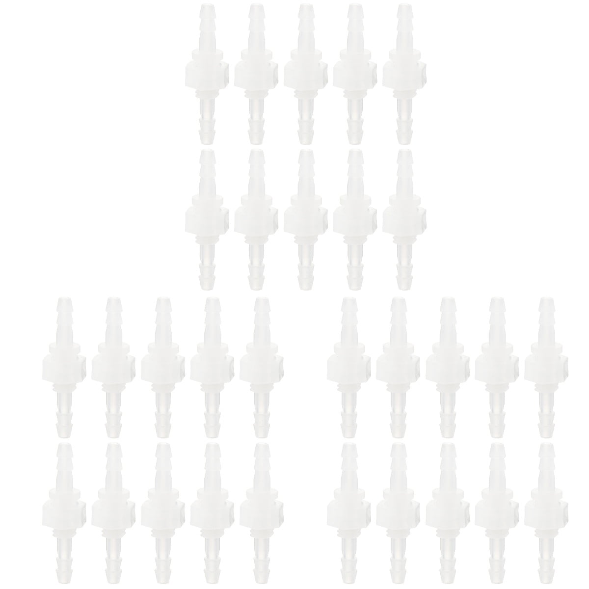 Connector 30 Pcs Bulkhead Fitting Hose Coupling Plastic Barb Fittings 1 ...