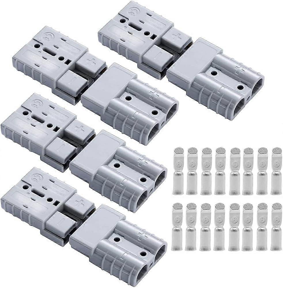 Connector 50A, Battery Quick Connector Plug 50 Amp 600V 8Pcs Quick ...