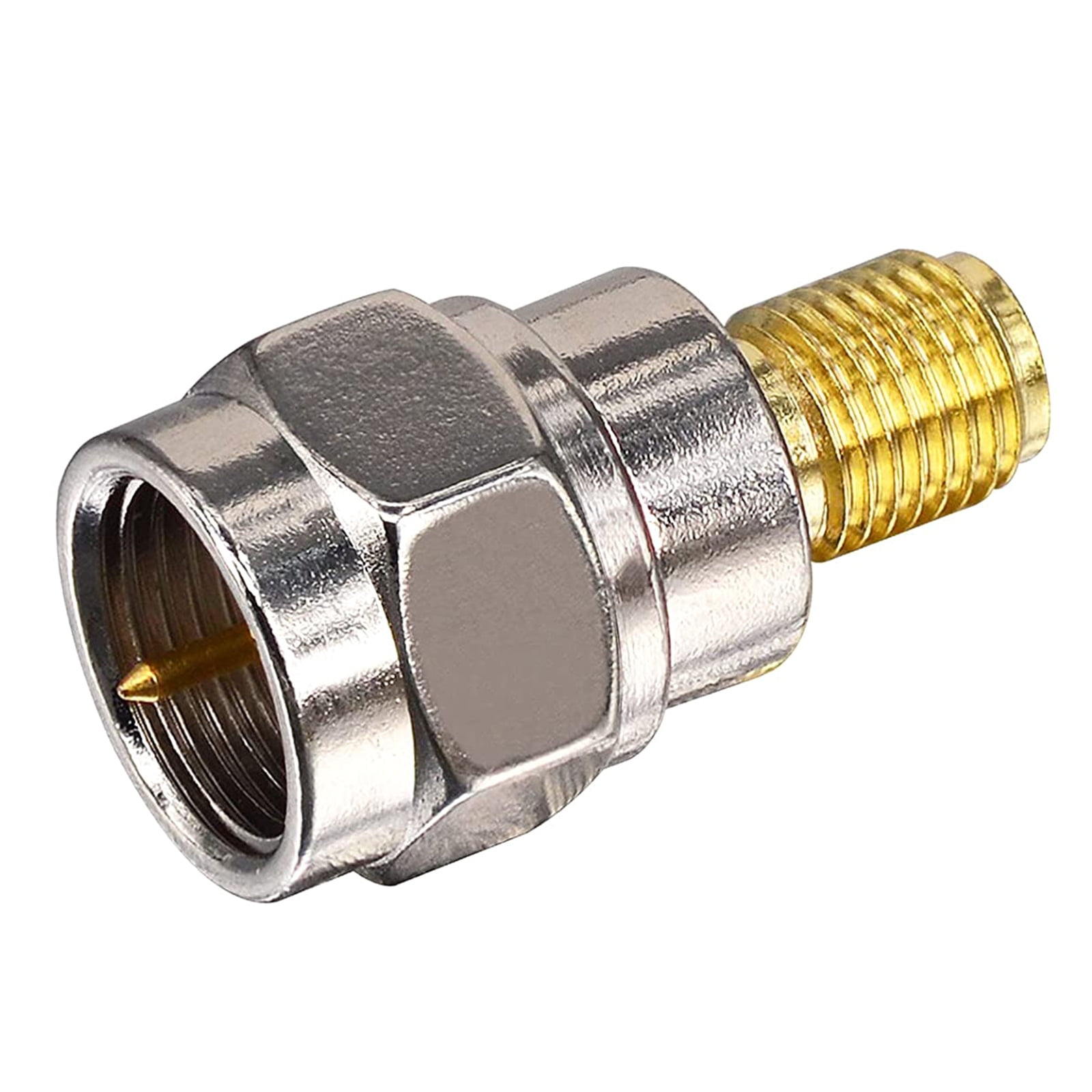 Connector Coaxial Coax Adapter F Type Male to SMA Female Plug Straight ...