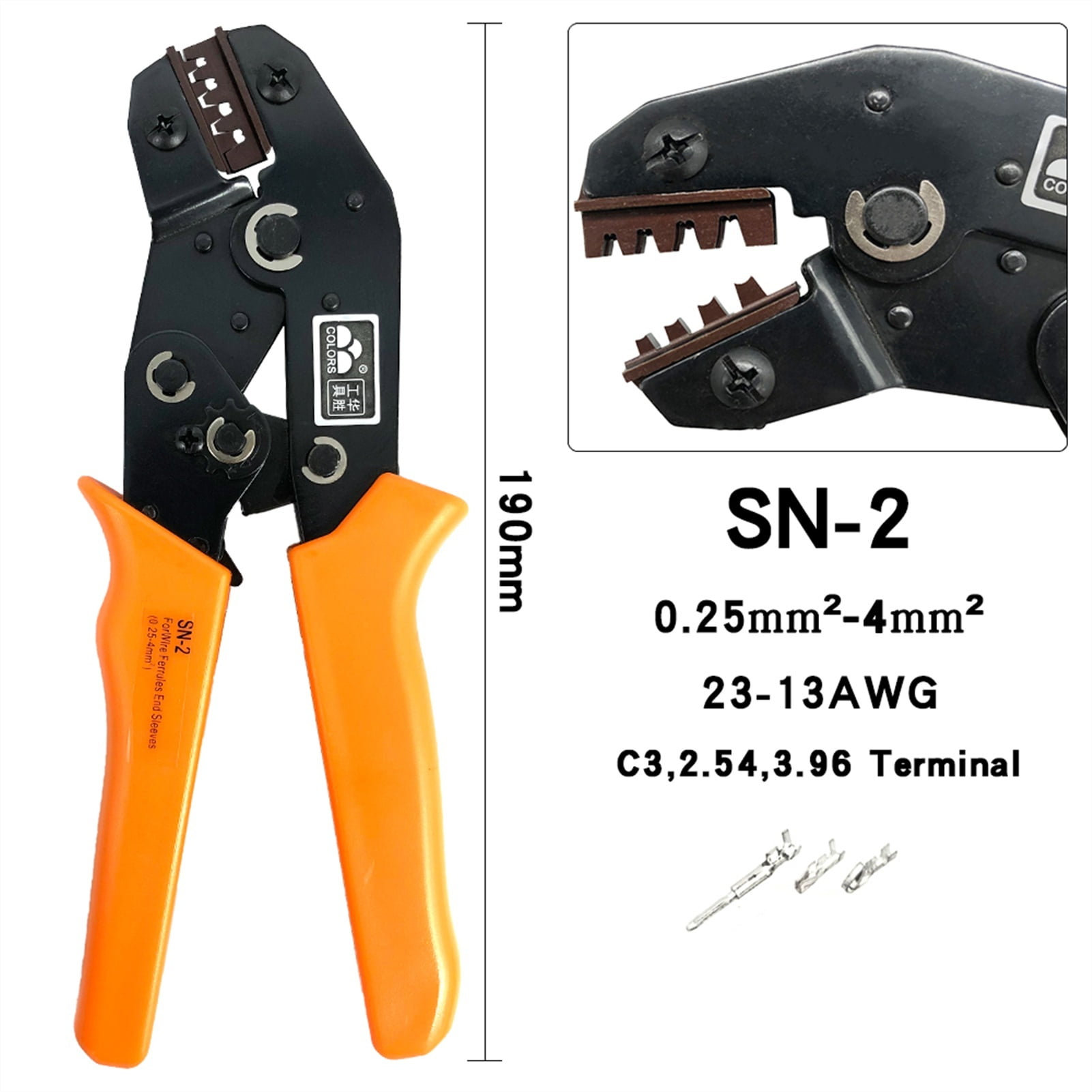 Connector Crimping Tool SN-2 Pliers Set XH2.54 SM Spring Clamp For JST ZH1.5 2.0PH 2.5XH EH SM ...
