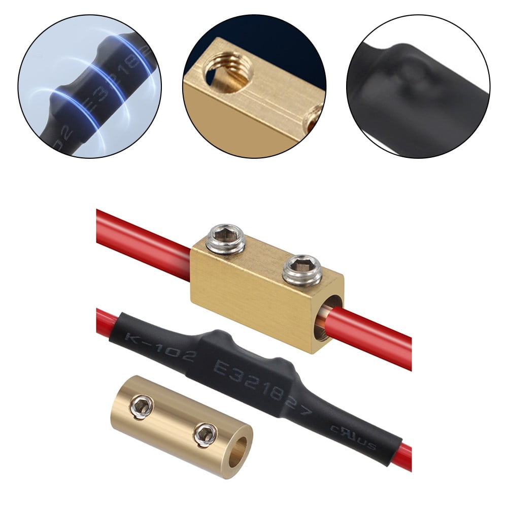 Connector Kit Butt Connector Splice Quick Wiring Terminal Blocks 10-80A ...