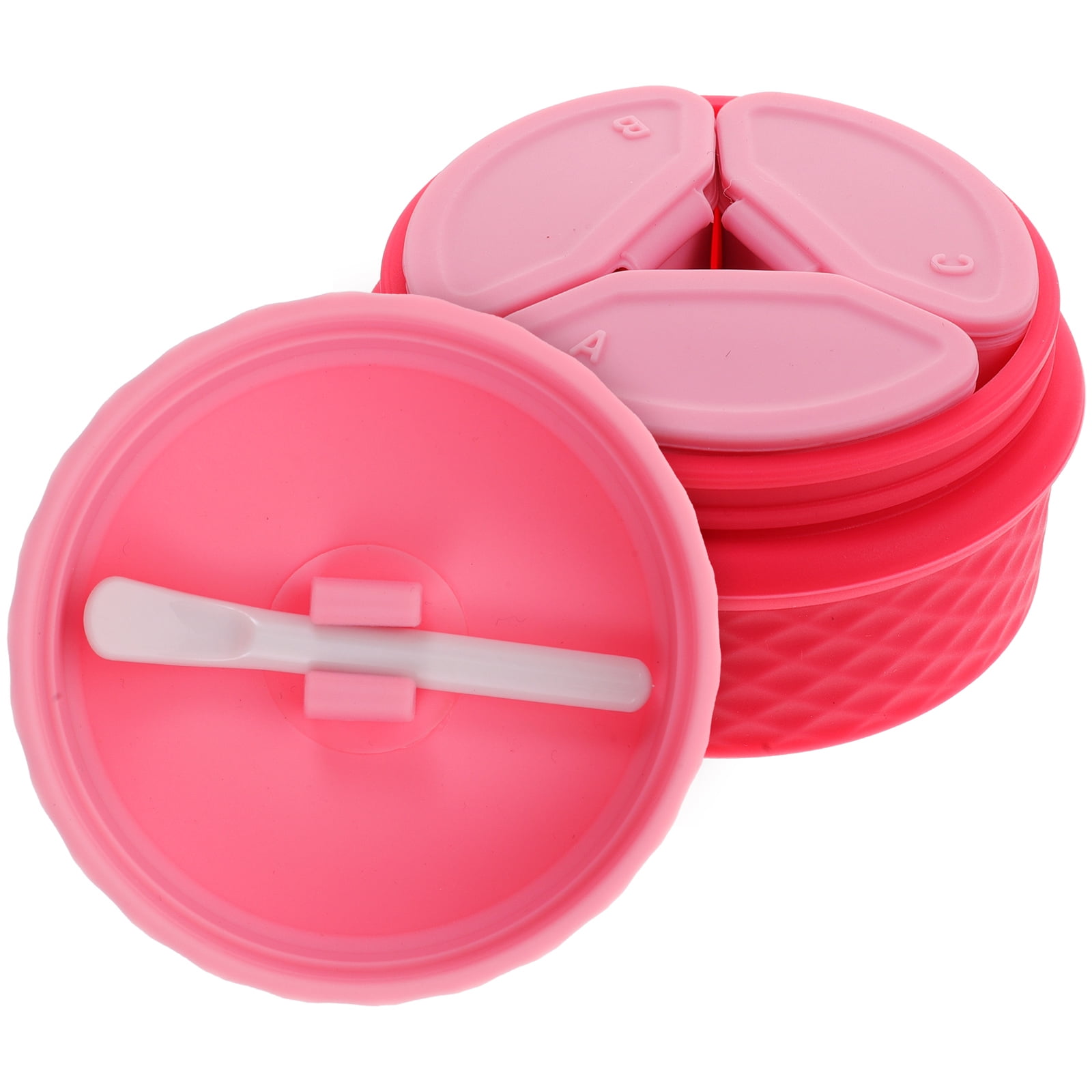 FELTECHELECTR Travel Liquid Containers Pink Silicone 1 Set 6.5X2.5X1 ...