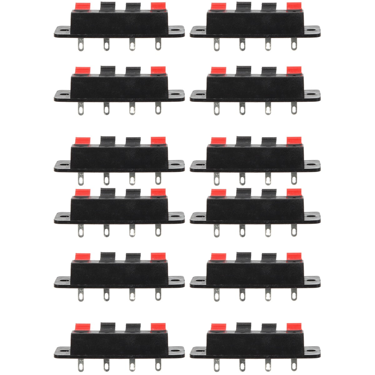 Connector Stereo Speakers Professional Terminal Connectors Push-in Wire ...