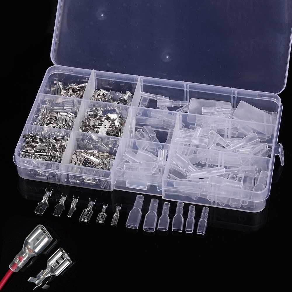 Connector,Terminal Male Female 270pcs Wire Crimp Wire Crimp Terminal ...