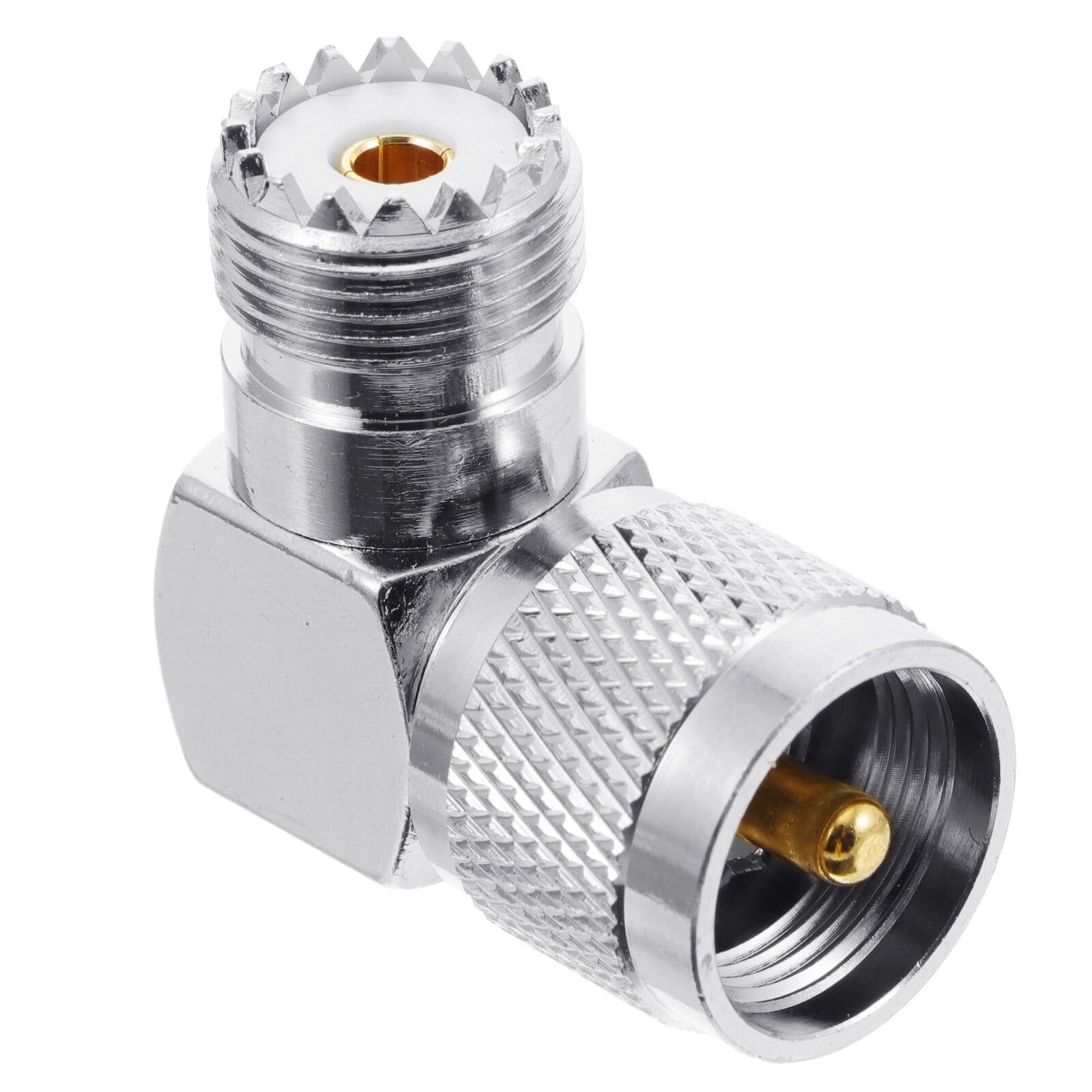 Connector Tv Antenna Right Angle Coaxial Adapter Degree Connector Right ...