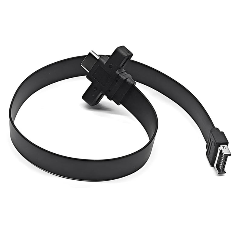 Connectors USB 3.2 Front Panel Extension Cable Gen2x2 Baffle Cable TYPE ...