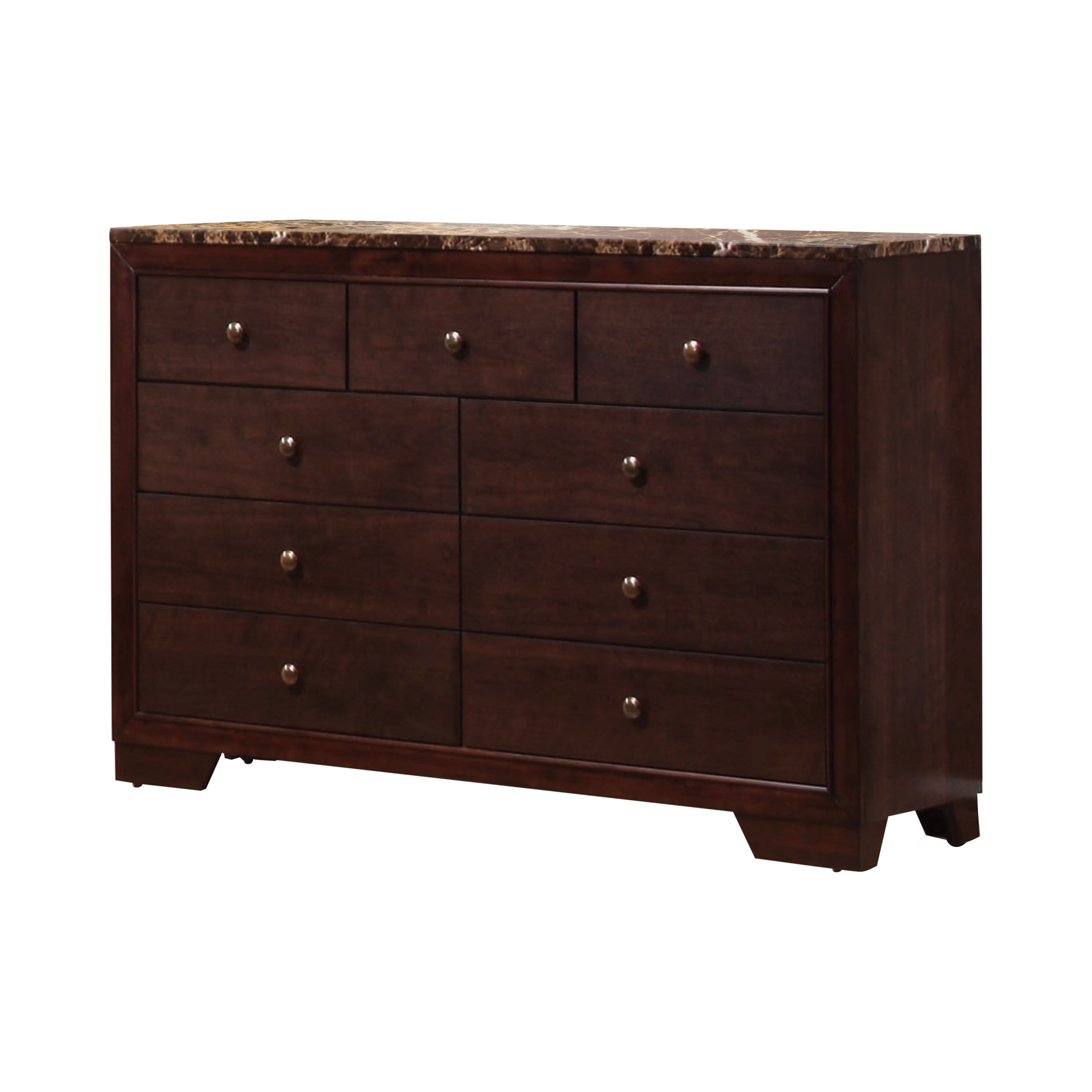 Conner 9-drawer Rectangular Dresser Cappuccino - Walmart.com