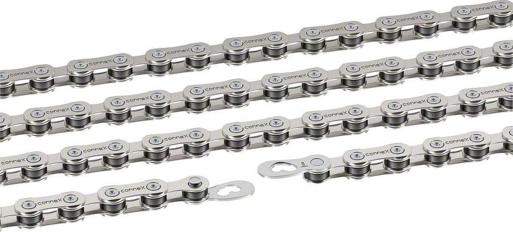 Connex 808 Chain, 8-Speed, Nickel Plated, 114 Links, Reusable Master ...