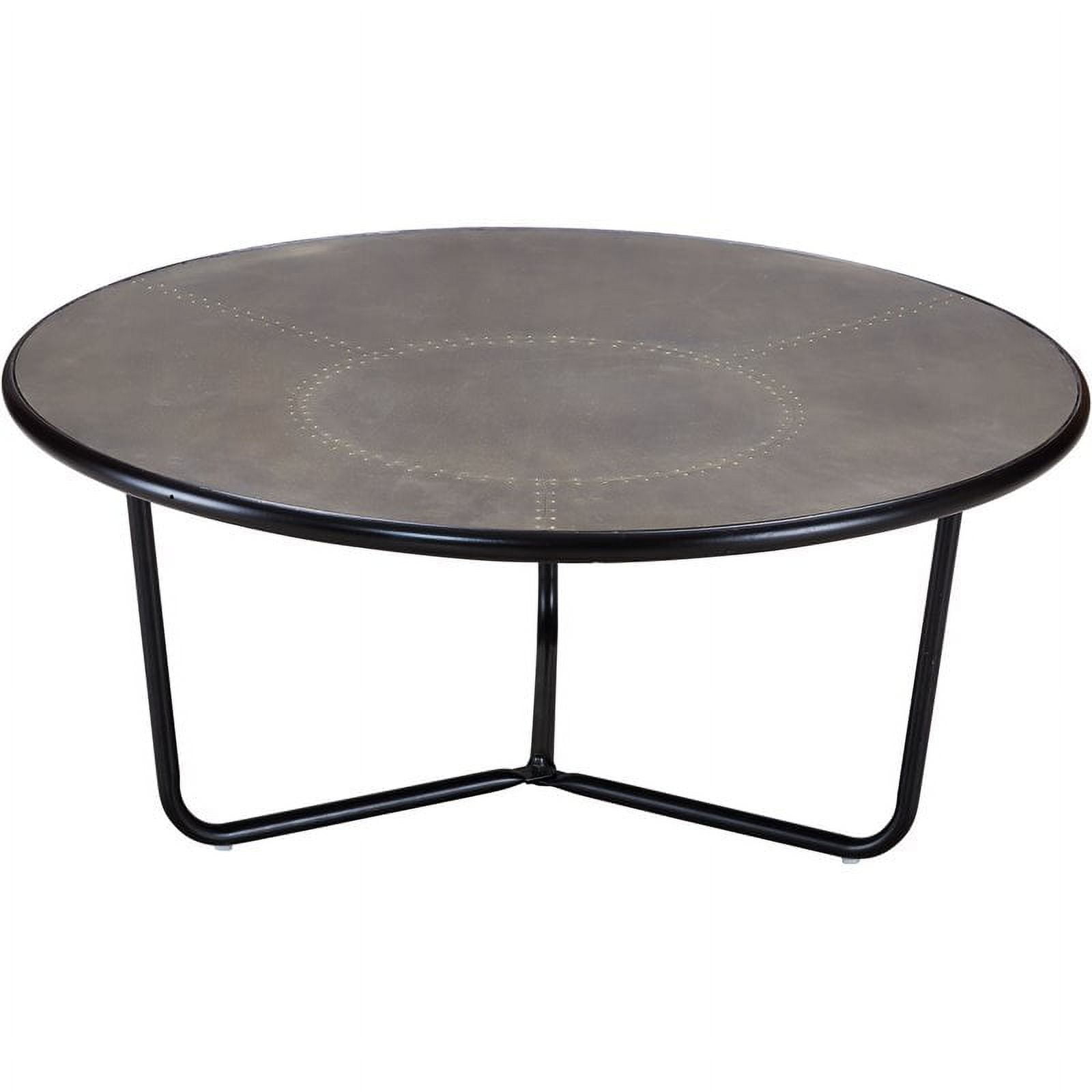 Connexion Decor Craster Engineered Wood with Copper Foil Coffee Table ...