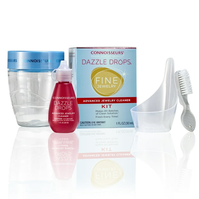 Connoisseurs Dazzle Drops Jewelry Cleaner, Gold, Platinum, Diamonds ...