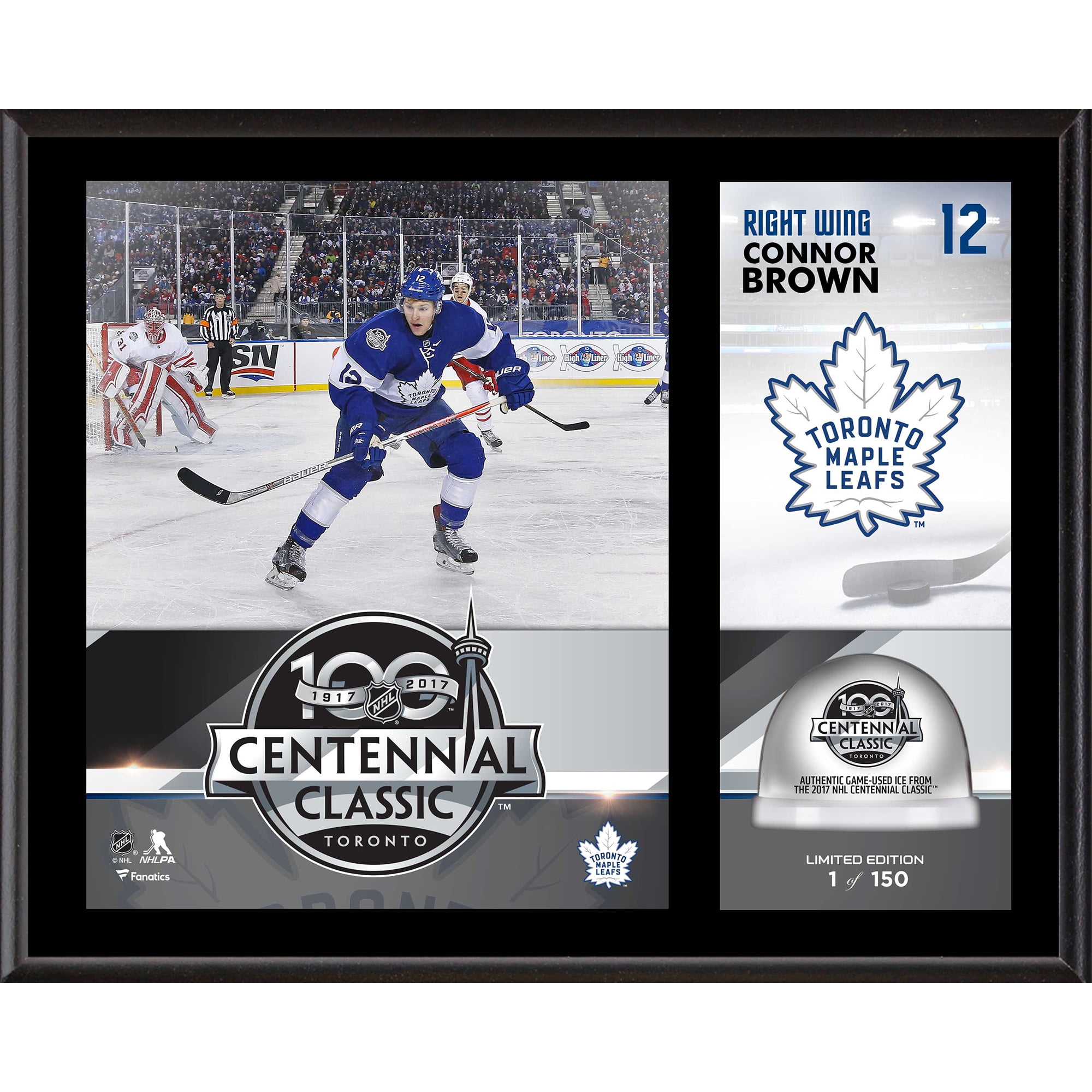 Connor Brown Toronto Maple Leafs 12" x 15" 2017 Centennial Classic ...