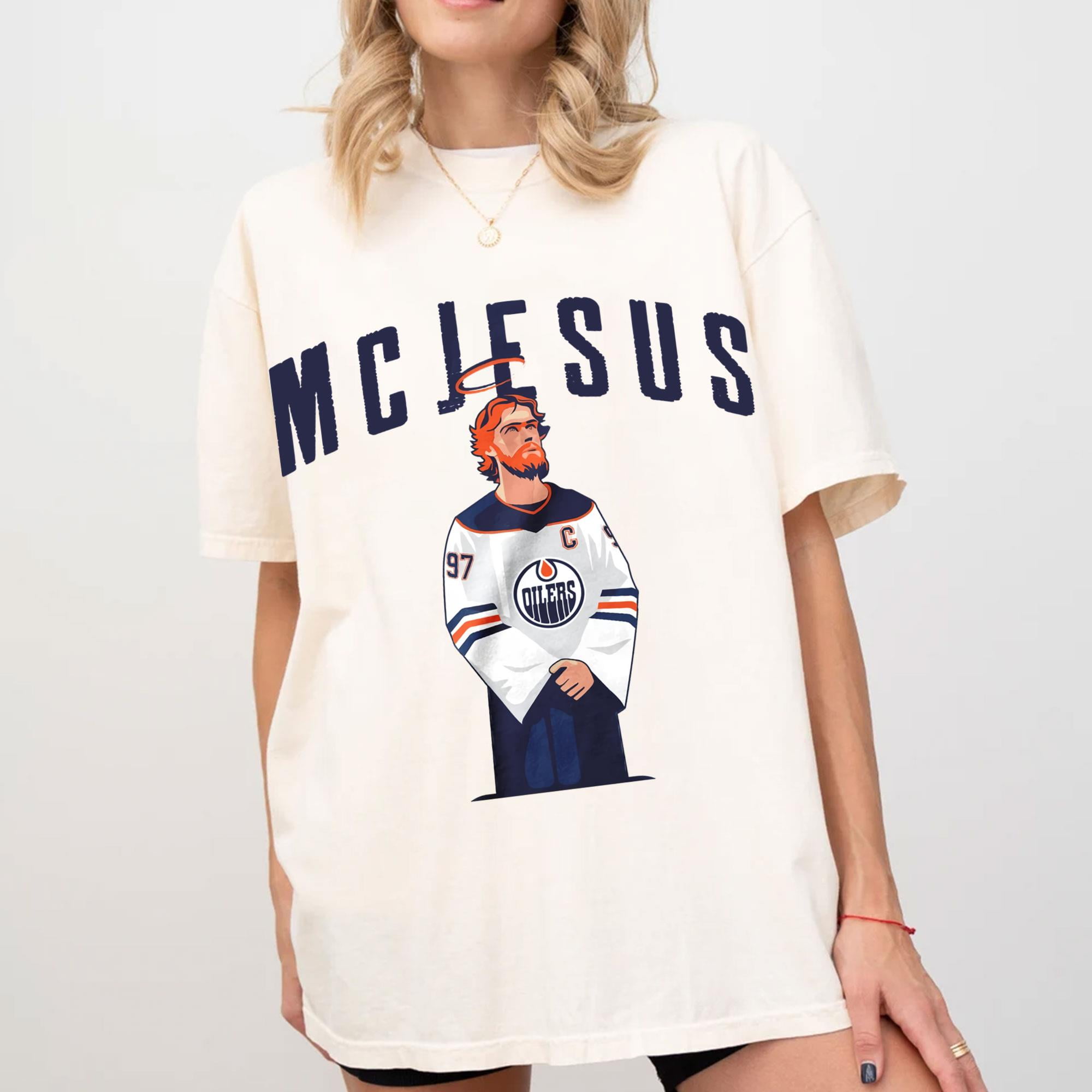 Connor McDavid - Connor McJesus Tee - Walmart.com