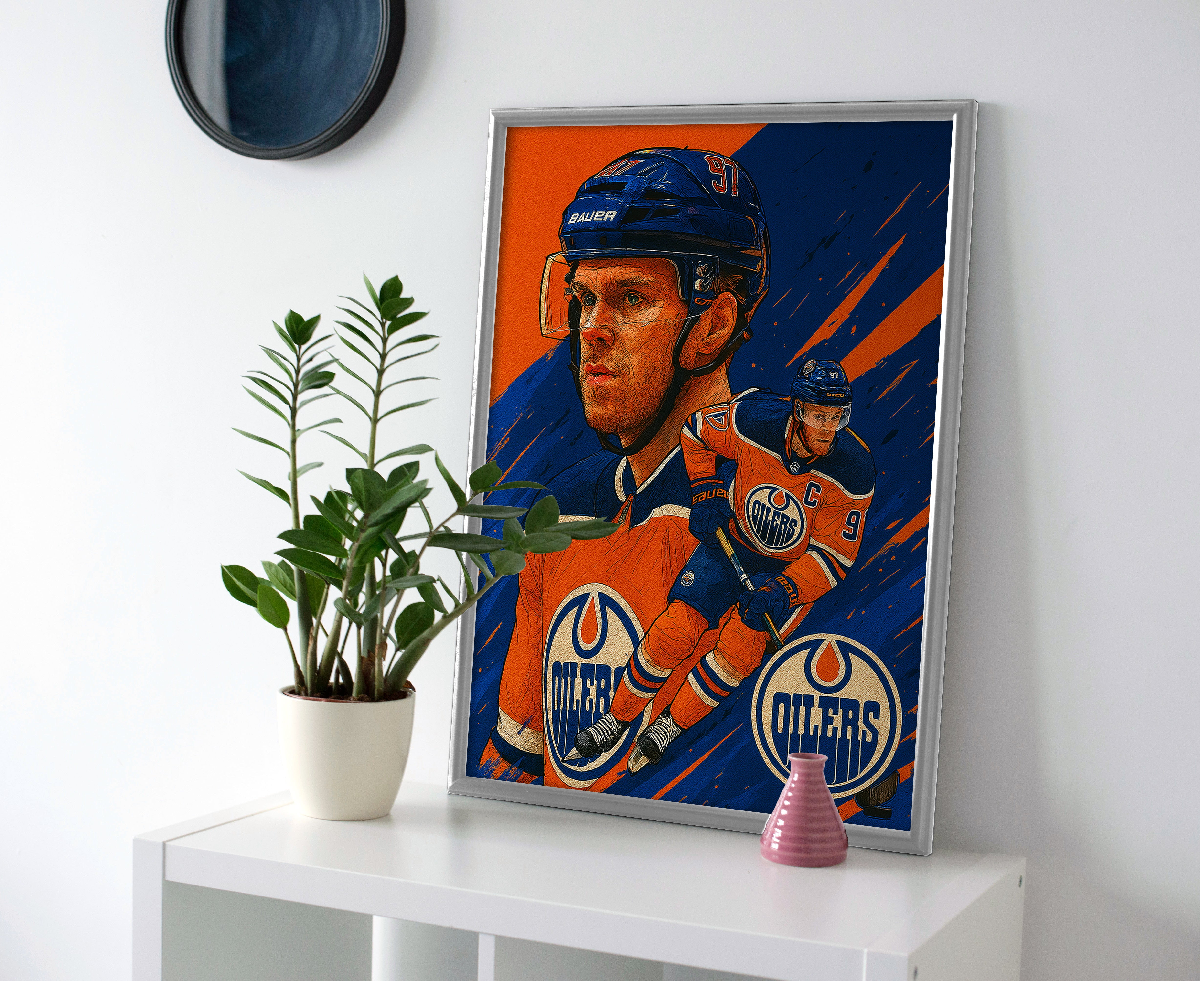 Connor McDavid Poster or Wrapped Canvas - Walmart.com