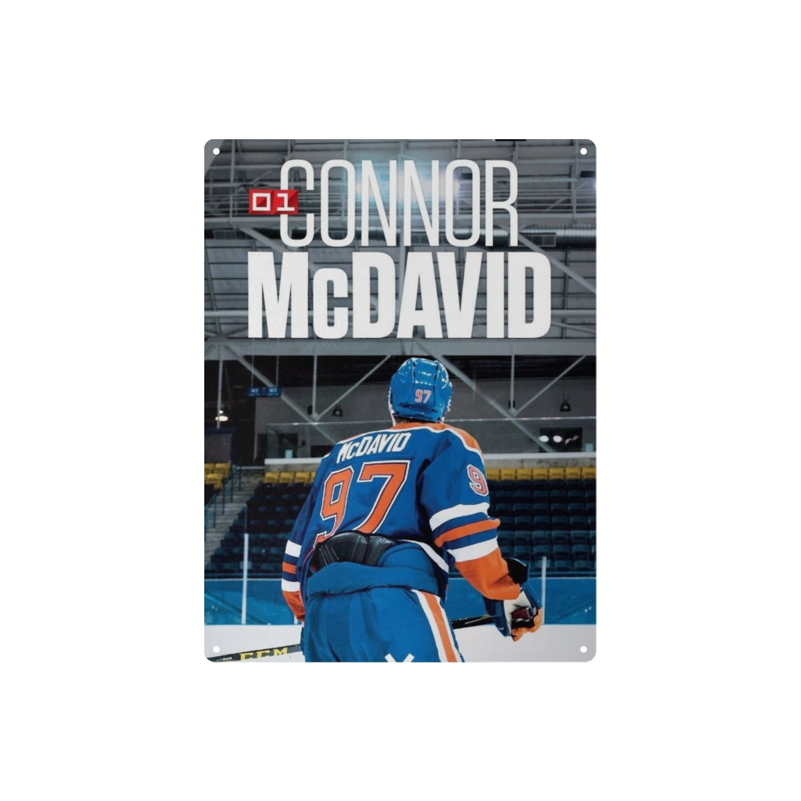 Connor McDavid Retro Metal Tin Sign - Vintage Basketball Wall Decor for ...