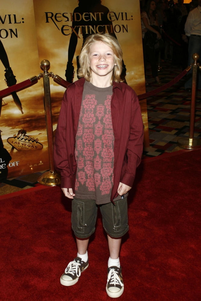 Connor Mccoy At Arrivals For Resident Evil Extinction Premiere Planet ...