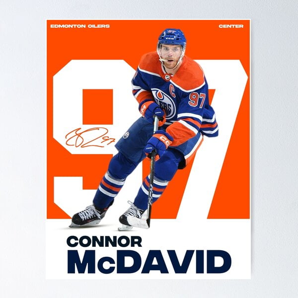 Connor Mcdavid Poster Design Poster Wall Art, Modern Wall Decor For ...