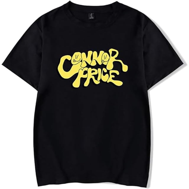 Connor Price Logo Merch Short Sleeve T-shirt Unisex Fashion Crew Neck ...