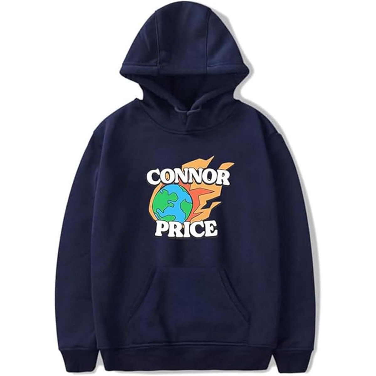 Connor Price Merch Burning Earth Hoodie Long Sleeve Streetwear Women ...