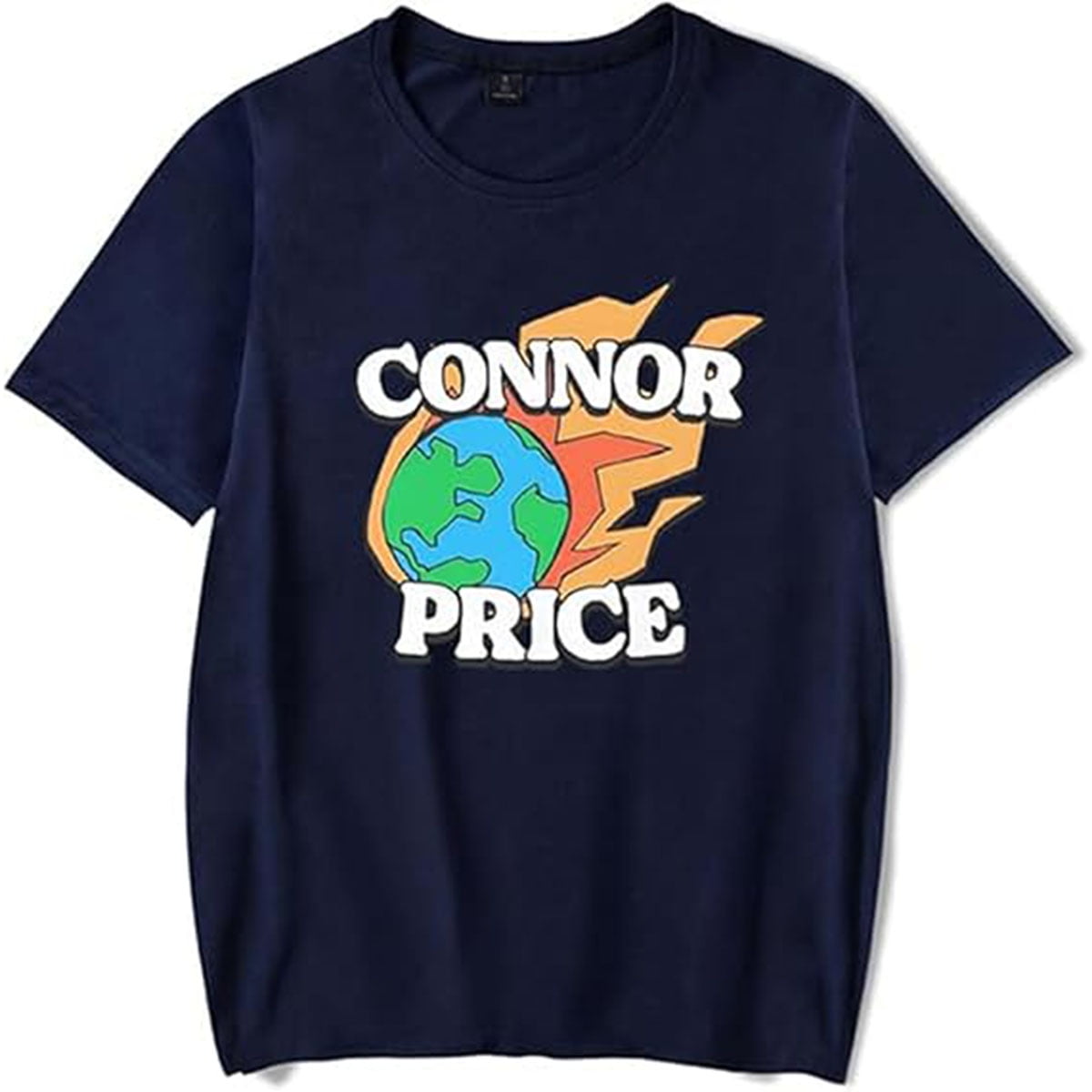 Connor Price Merch Burning Earth T-shirts Crew Neck Short Sleeve ...