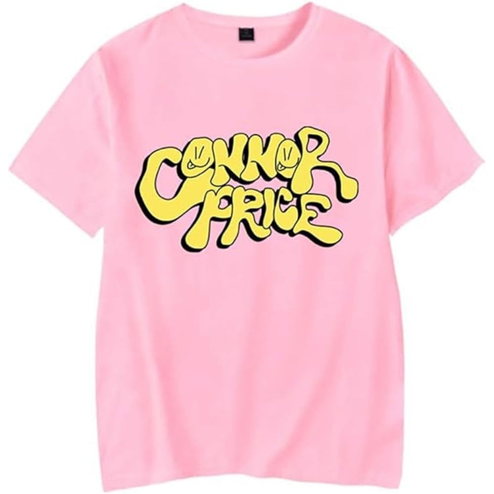 Connor Price Merch Cotton Short Sleeve T-Shirt Fashionable Round Neck ...