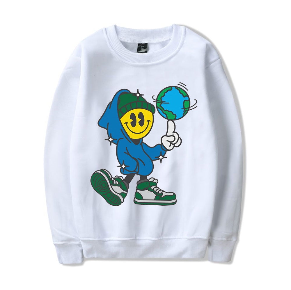 Connor Price Merch Globe Guy Crewneck Sweatshirt Merch Casual ...