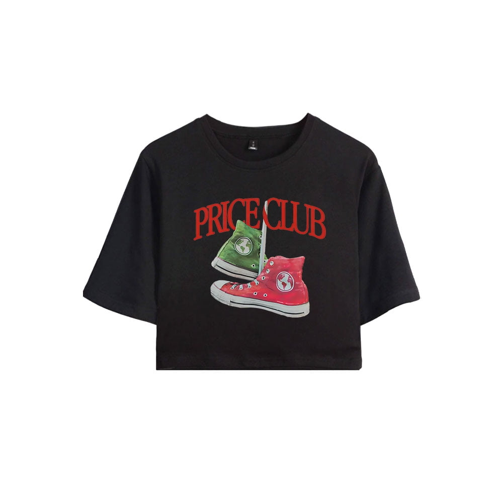 Connor Price Merch Price Club Crop Top T-shirt Fashion Women Girls ...