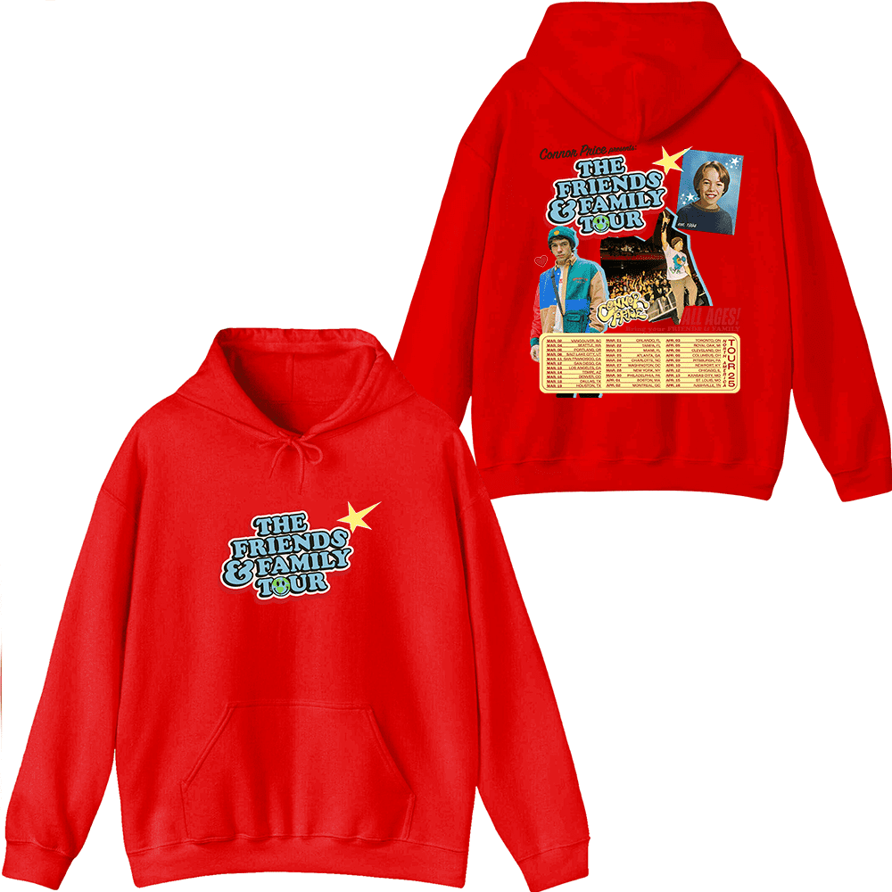Connor Price Merch The Friends & Family Tour Hoodie Hoodies Men Women ...