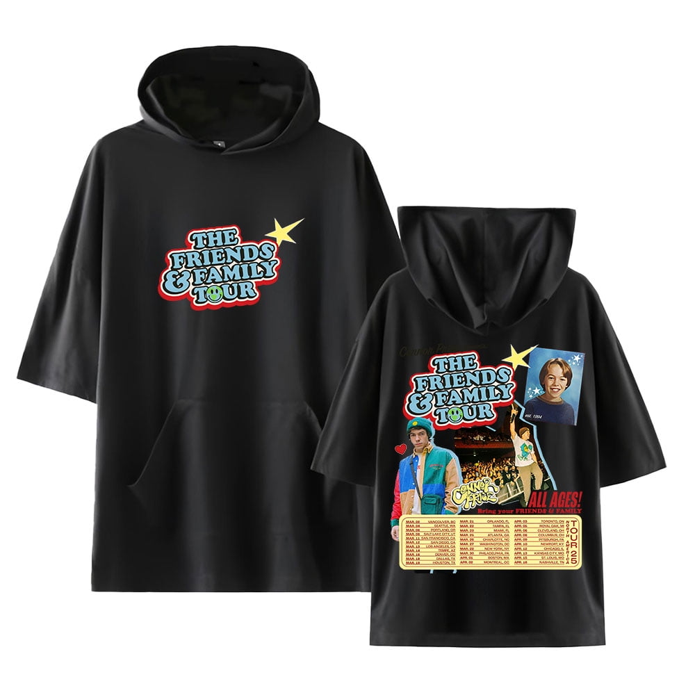 Connor Price Merch The Friends & Family Tour Hoodie Unisex Hooded Short ...