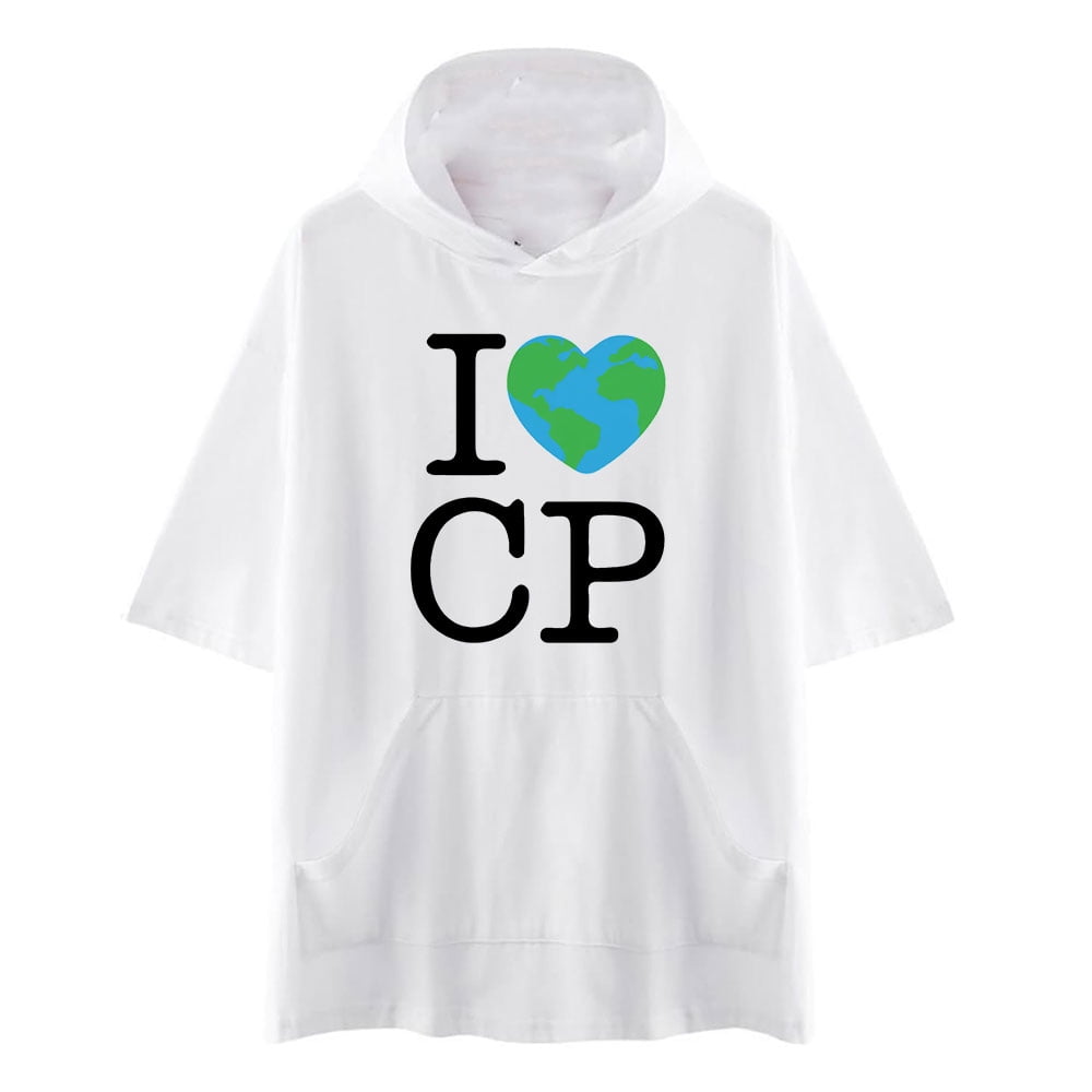 Connor Price i Love Logo Hoodie Unisex Hooded Short Sleeve Tracksuit ...