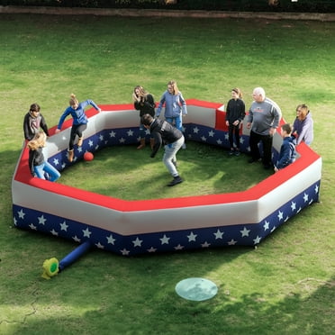 WARSUN 15FT Gaga Ball Pit Inflatable Premium Portable Gaga Ball Pit ...