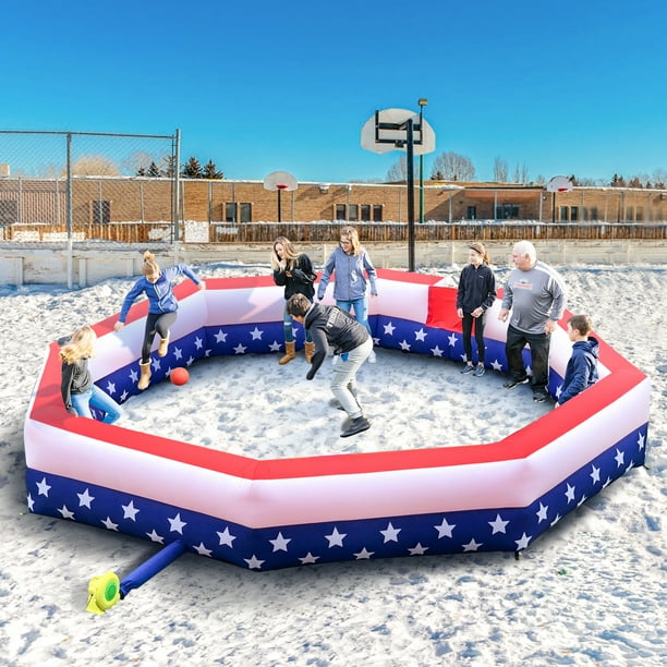 Connsann 20FT Gaga Ball Pit Inflatable Foam Pit with Air Blower ...