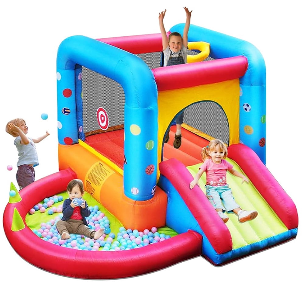 Free Shipping! Connsann Bouncy House for Kids with Blower, Ball Pit ...