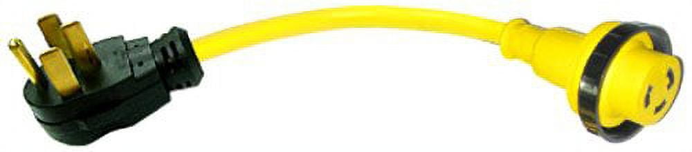 Conntek 14325 RV 1.5-Foot Pigtail Adapter 50 Amp RV Male Plug To 30 Amp ...