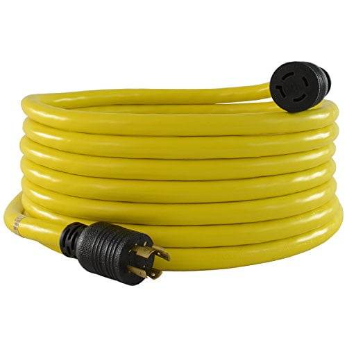 Conntek 20592 Extra-Heavy Duty L14-20 Generator Cord Yellow 50 - Feet ...